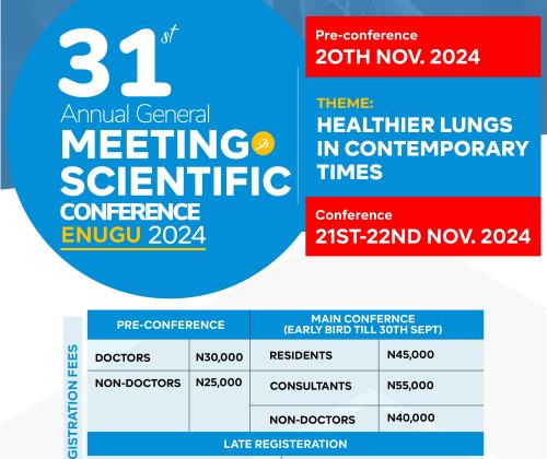 Nigerian Thoracic Society 31st AGM and Scientific Conference Enugu 2024 ...